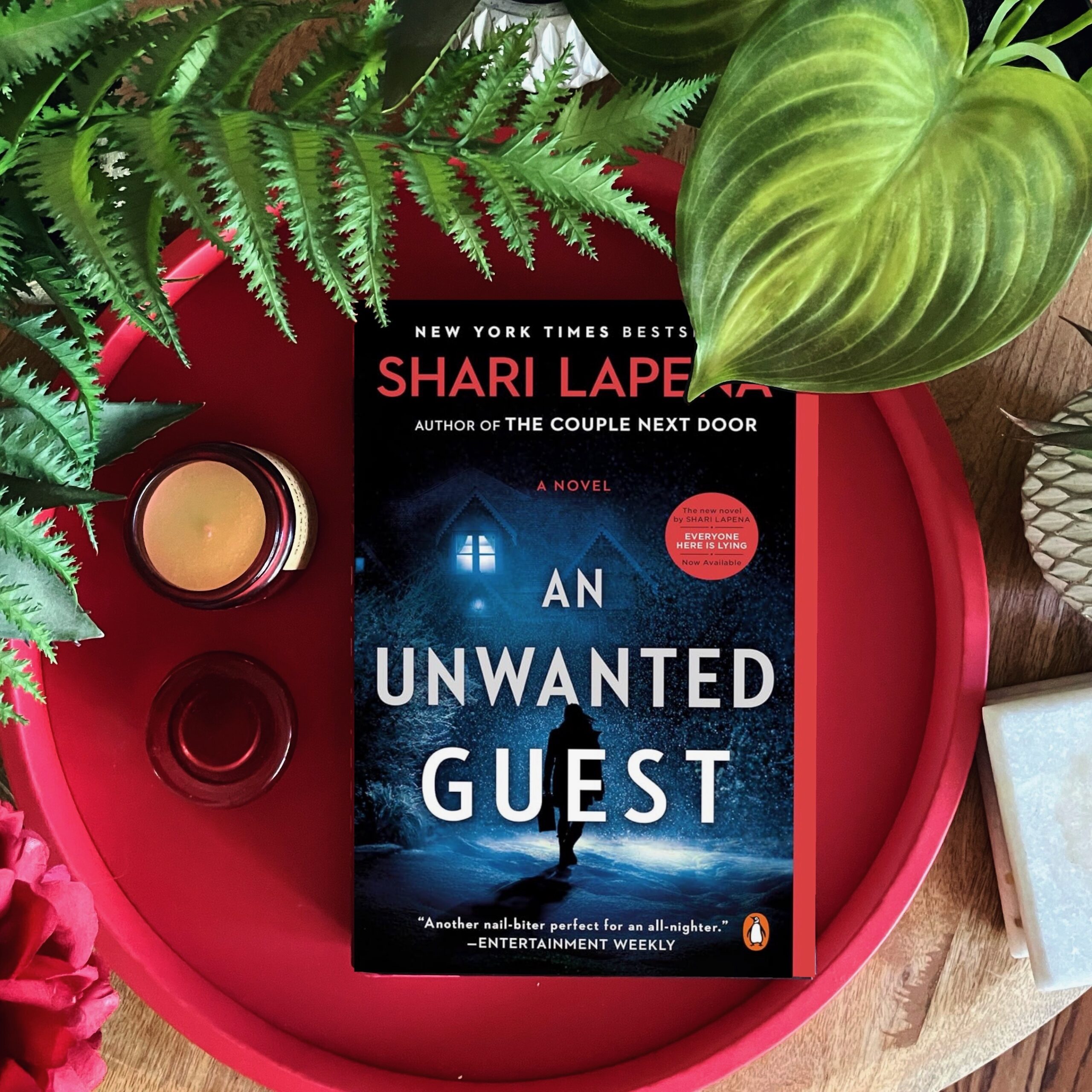Book Review: An Unwanted Guest | Shari Lapena - The PhDiva reads books